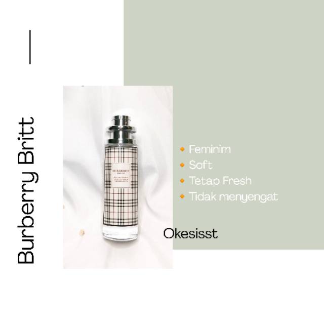 Jual Parfum Thailand Murah, Kekinian (Burberry Britt) | Shopee Indonesia