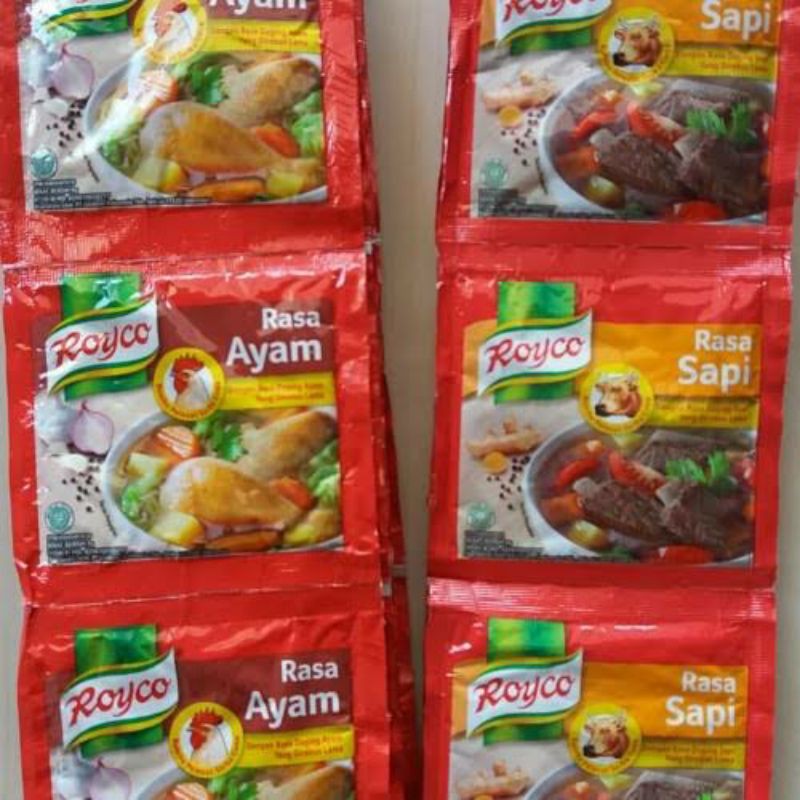 Jual Royco Ayam/ Sapi Saset 9 G (1 Renteng Isi 12Pc) | Shopee Indonesia