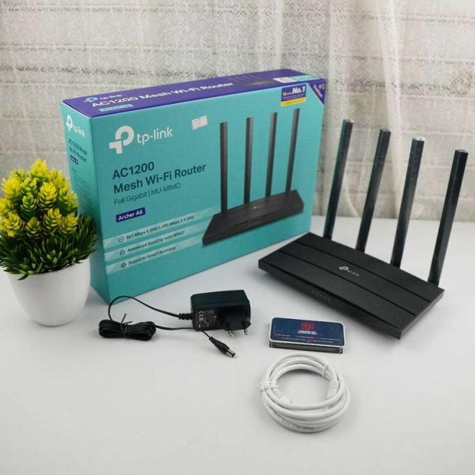Jual Mesh Wifi Router Tp-Link Ac1200 Archer A6 Full Gigabit Mu-Mimo ...