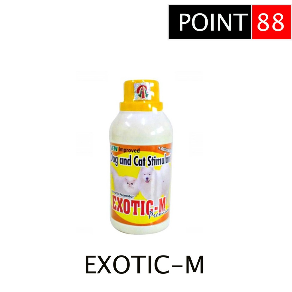 Jual Obat EXOTIC-M Vitamin Pertumbuhan Kucing/Anjing | Shopee Indonesia