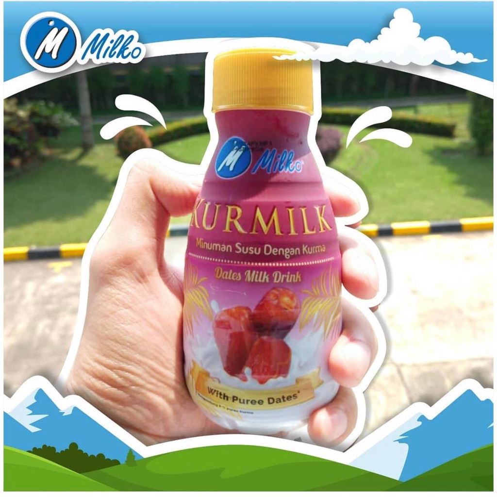Jual Milko Kurmil susu kurma 200 ml kemasan botol | Shopee Indonesia