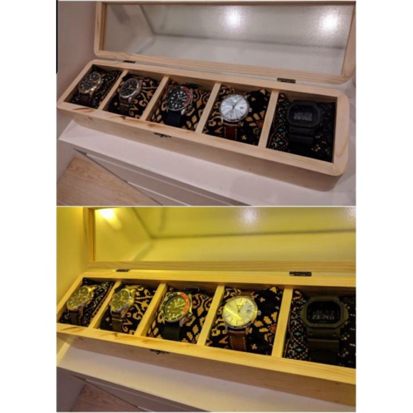 Jual Box Jam Kayu | Shopee Indonesia