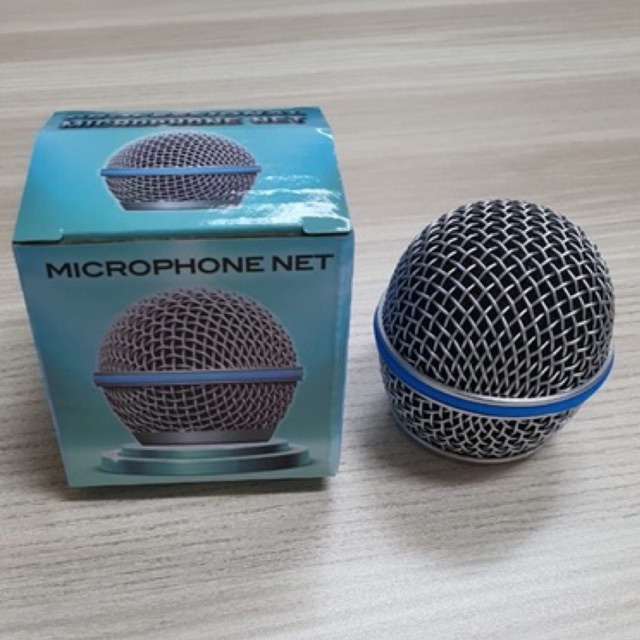 Jual MICROPHONE NET KEPALA MIC NET SILVER PACKAGING DOS | Shopee Indonesia