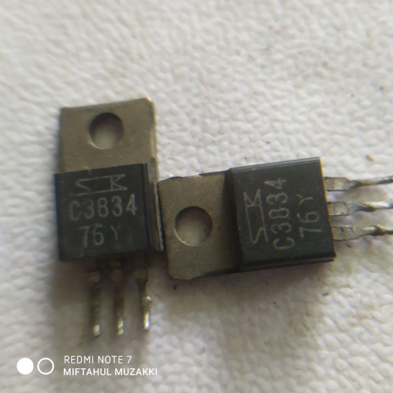 Jual transistor 2SC3834 ORIGINAL CABUTAN | Shopee Indonesia