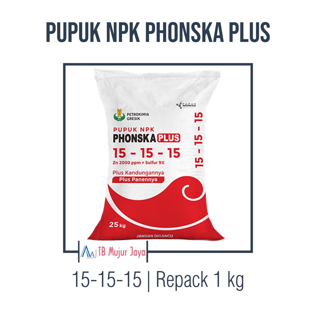 Jual Pupuk NPK Phonska Plus Kemasan Ecer 1 kg | Shopee Indonesia