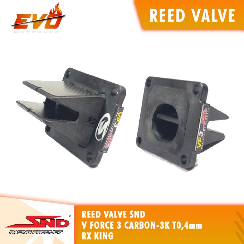 Jual Reed Valve V-force 3 snd RX king carbon 3K T0 4mm | Shopee Indonesia