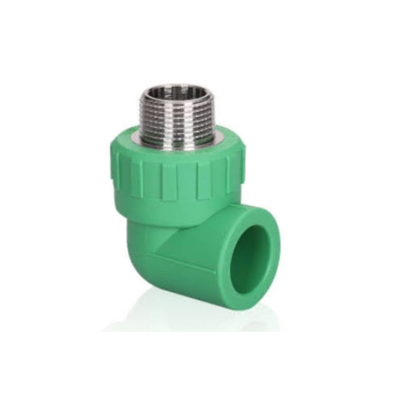 Jual Fitting Knee Elbow Drat Luar PPR 20mm x 1/2 inch | Shopee Indonesia