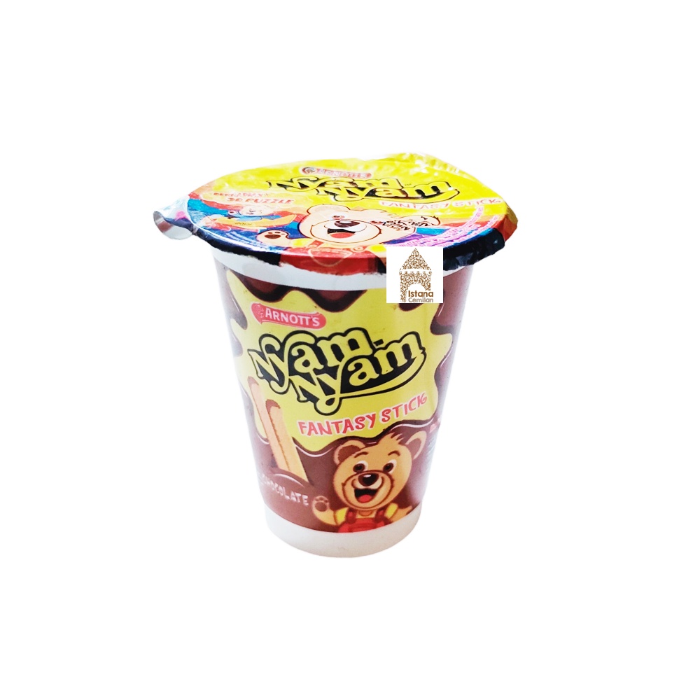 Jual Nyam Nyam Fantasy Stick Chocolate Choco Rainbow Strawberry