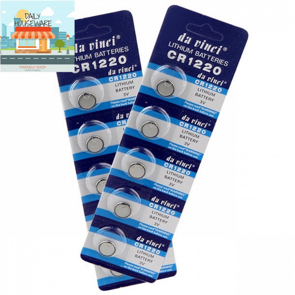 Jual Baterai Kancing Lithium CR1220 3V | Shopee Indonesia