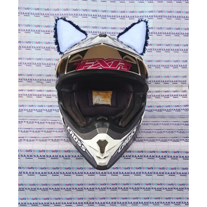 Jual Kuping kucing helm - kuping helm - Kuping Halfface - Kuping Kucing ...