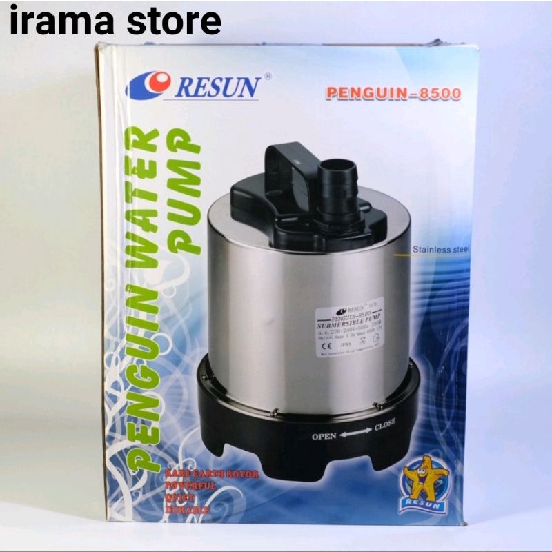 Jual RESUN PENGUIN 8500 Submersible Water Pump Pompa Kolam Pompa Celup Stainles | Shopee Indonesia