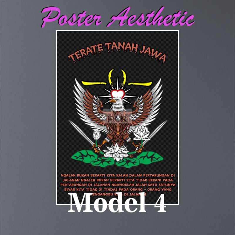 Jual POSTER PSHT AESTETHIC A5 / HIASAN DINDING PSHT SERI 1 | Shopee ...
