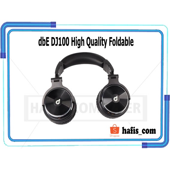Jual dbE DJ100 High Quality Foldable DJ Headphone w/ Detachable Cable ...