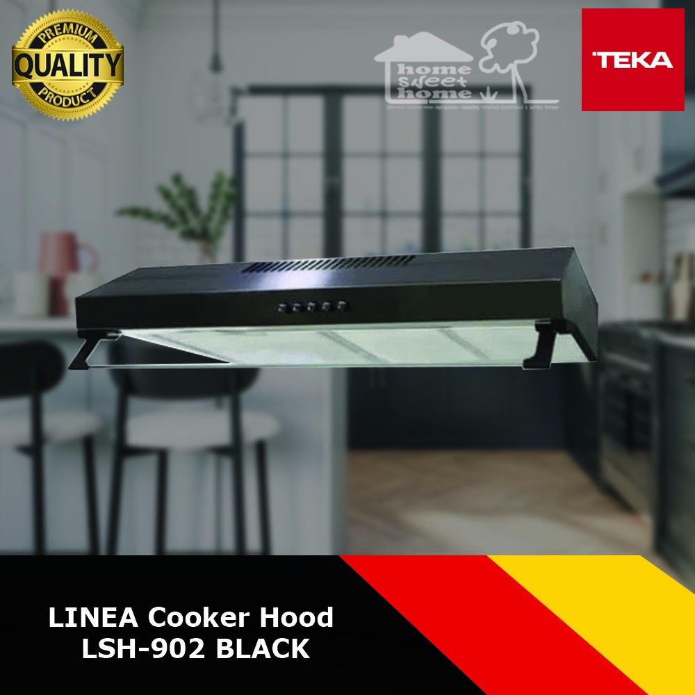 Jual Slim Hood Linea By Teka - LSH 902 BLACK | Shopee Indonesia