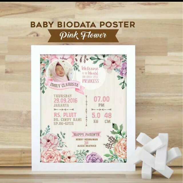 Jual Biodata poster 20 x 30cm | Shopee Indonesia