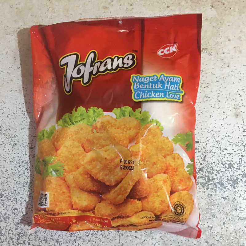 Jual JOFRANS NAGET AYAM LOVE / 500GR | Shopee Indonesia