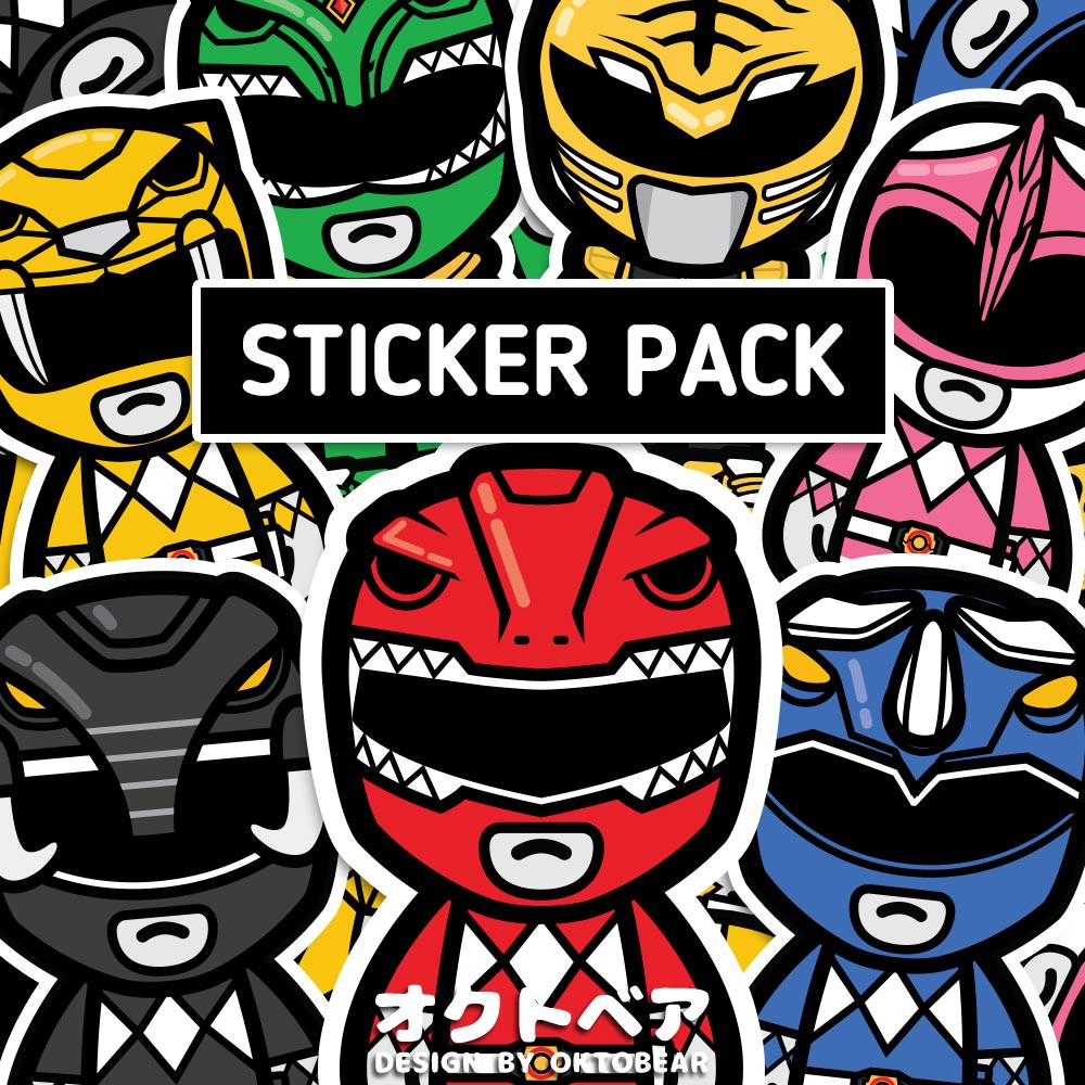 Jual Sticker Vinyl Power Rangers | Shopee Indonesia
