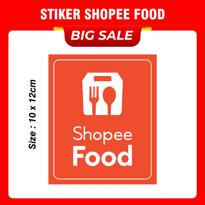 Jual Stiker ShopeeFood | Shopee Indonesia