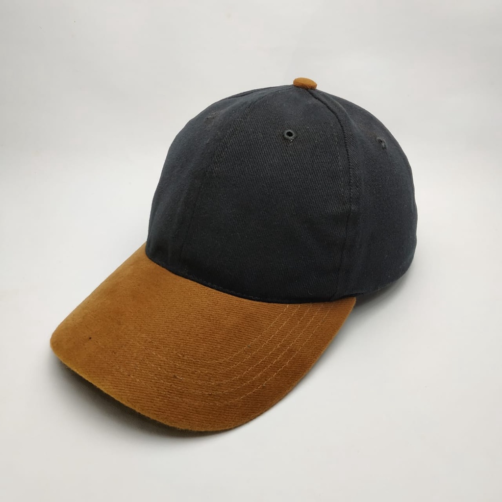 Jual Topi Polos baseball Pria Hitam Distro Berkualitas Bahan Rafel ...