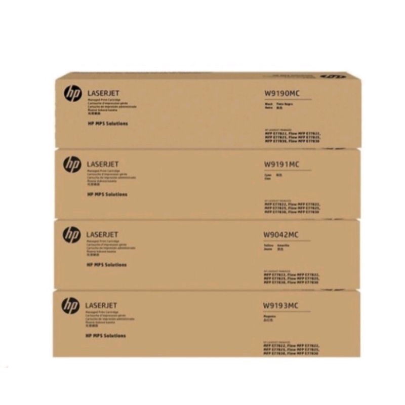 Jual Toner hp laserjet w9190mc - w9193mc paketan 1 set ( b ,c y,m ...