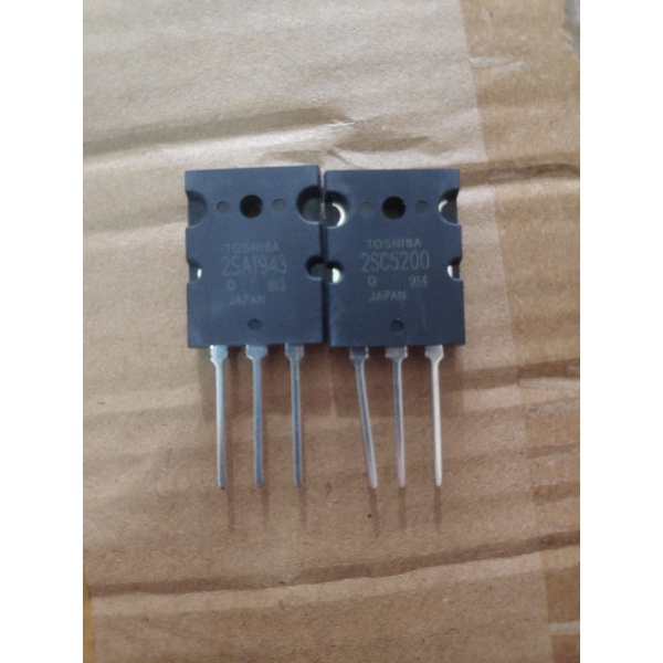 Jual Transistor A1943 - C5200 Original ,Tahan CT 46Volt (dari Trafo ...