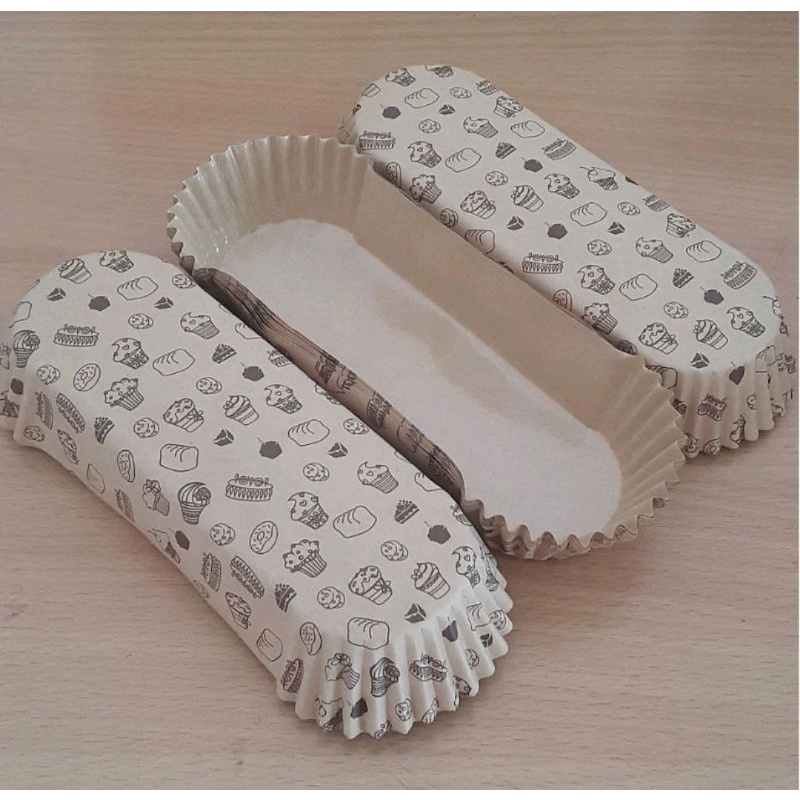 Jual Alas Roti bentuk oval Laminasi, tahan panas, tebal per 10pcs ...