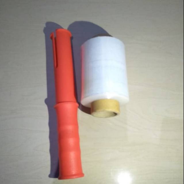 Jual Handy wrap dispenser / handle gagang stretch film 10cm | Alat ...