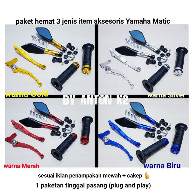 Jual HANDGRIP/HANDFAT P3 VARIASI MOTOR MIO J-MIO M3-MIO S-FINO NEW-MIO ...