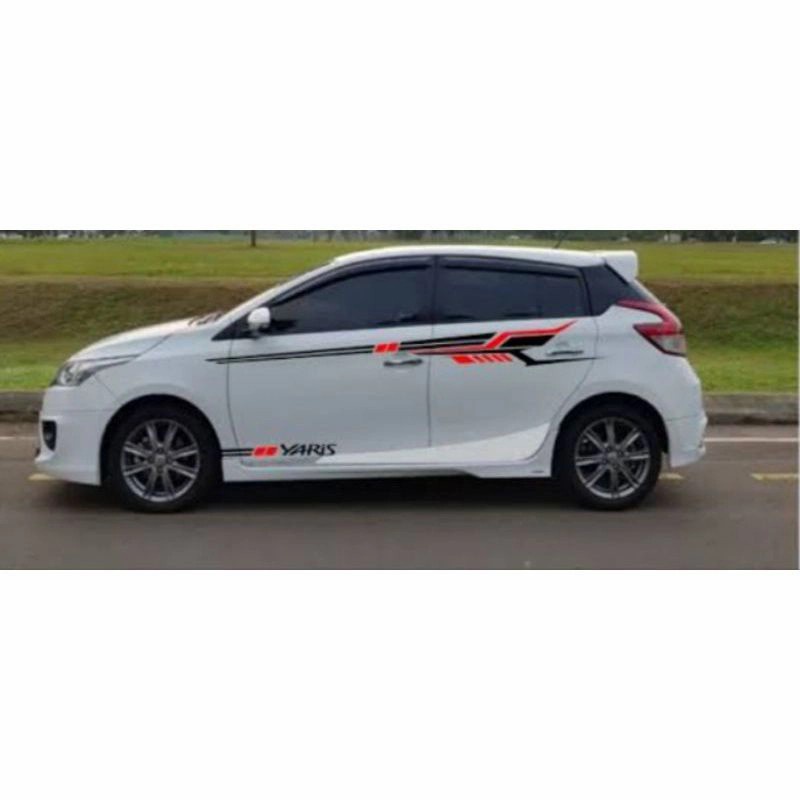 Jual Stiker Striping Yaris Sticker Body Mobil Yaris Stiker Mobil Toyota ...