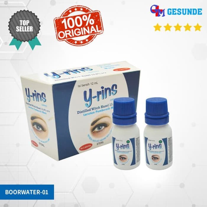 Jual Larutan Cuci Mata, Air Steril Pencuci Mata Y-Rin, Cairan Penyegar ...