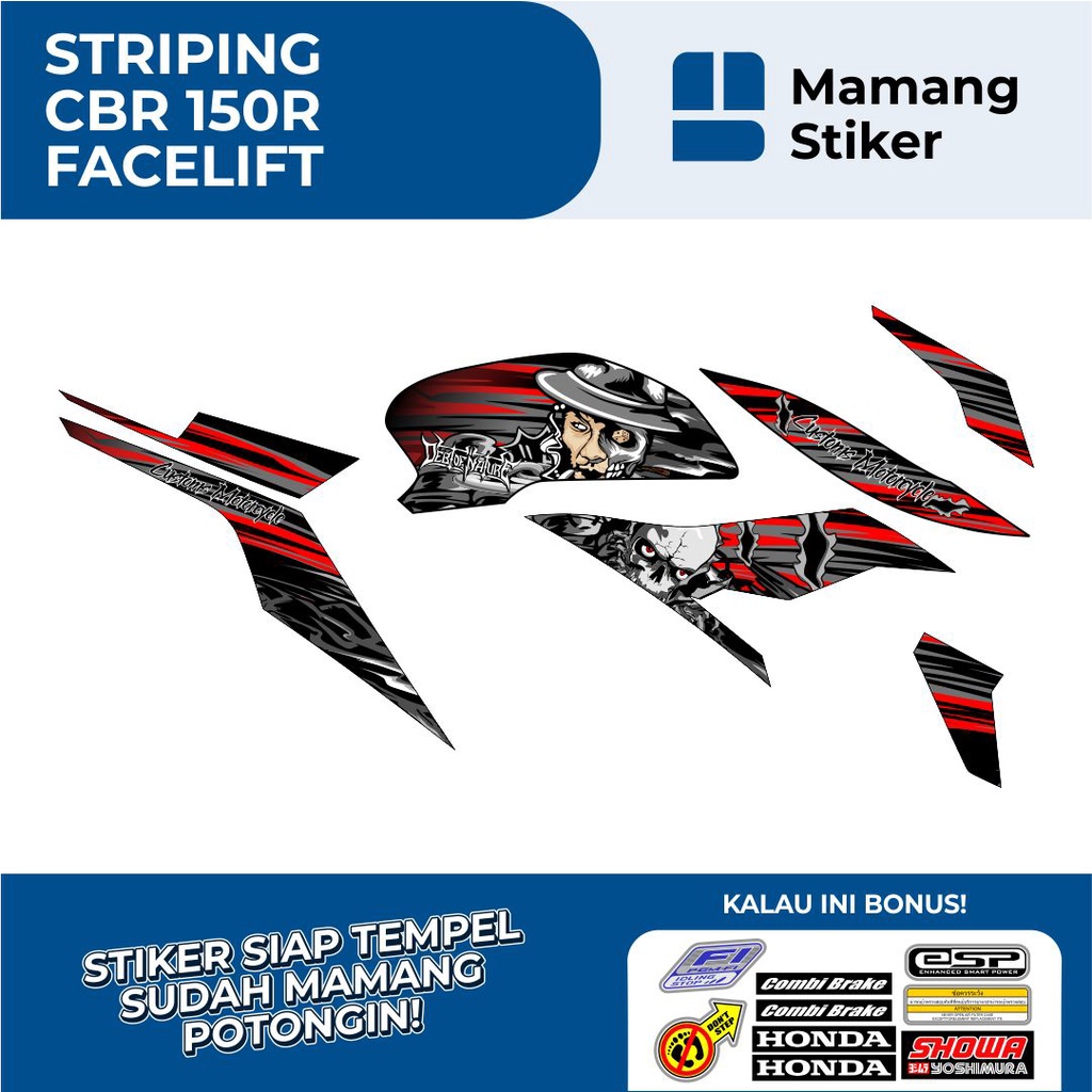 Jual STRIPING CB 150 R FACELIFT 2016 2017 2018 2019 2020 VARIASI 14 ...