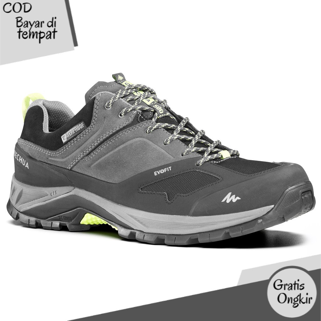 Jual Decathlon Quechua Sepatu Mendaki Trekking Camping Pria Mh Wtp ...