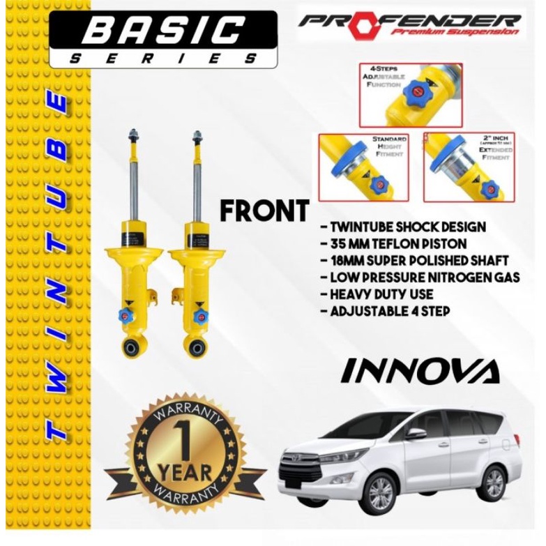 Jual Shock Absorber Breaker Profender Adjustable Depan Kijang Innova ...