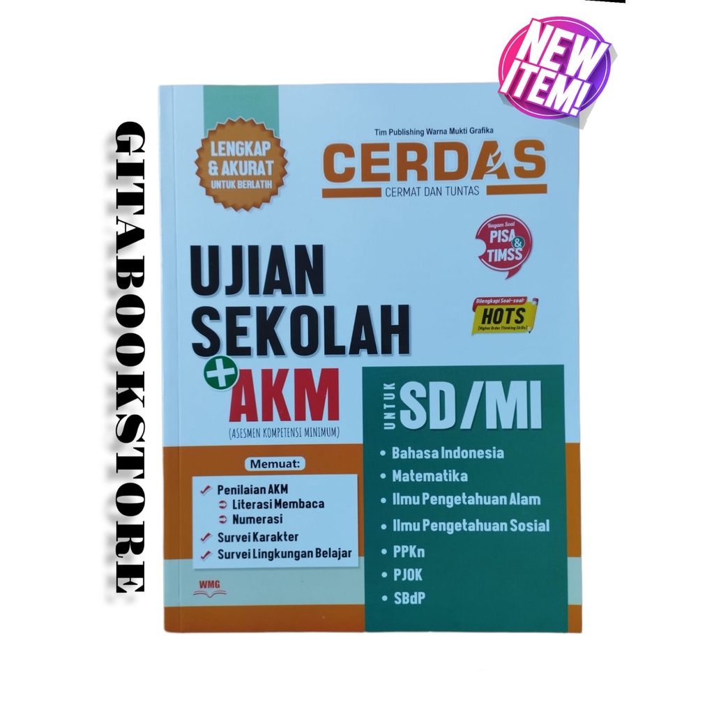 Jual Cerdas Ujian Sekolah Plus AKM SD/MI Terbaru 2022 | Shopee Indonesia
