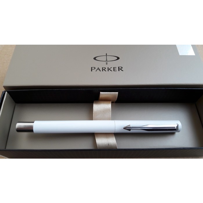 Jual Pulpen - Pen Parker Vector Standard White Rollerball | Shopee ...