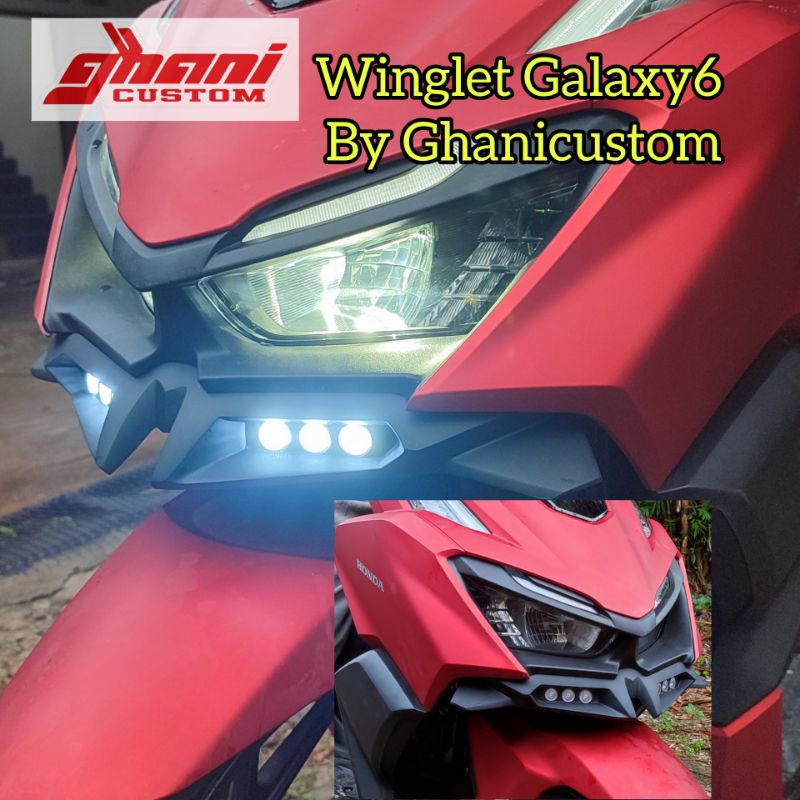Jual Winglet Vario160 Click160 Original Ghanicustom winglet galaxy6 ...