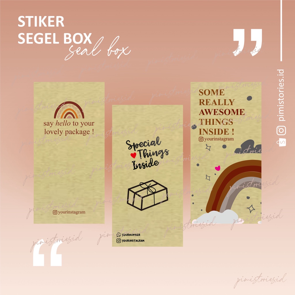 Jual STIKER SEGEL BOX ⚫ SEAL BOX ⚫ LABEL PACKAGING ⚫ STIKER BOX ⚫ ...