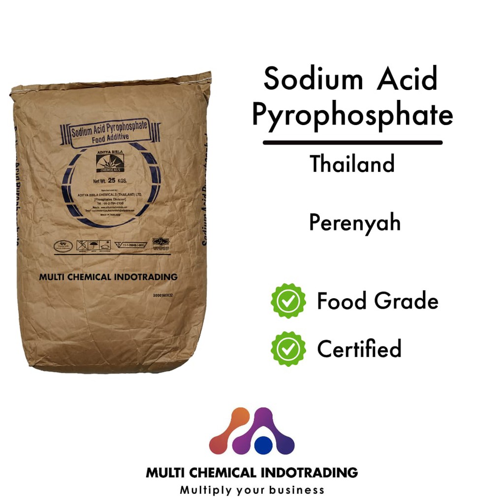 Jual SODIUM ACID PYROPHOSPHATE. SAPP FOOD GRADE. PERENYAH. 25kg ...