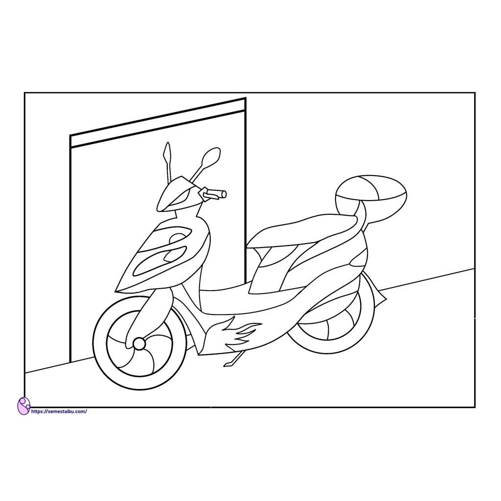 Jual ( Min Order 20Pcs ) Kertas Gambar Mewarnai F4 - Latih Imajinasi ...