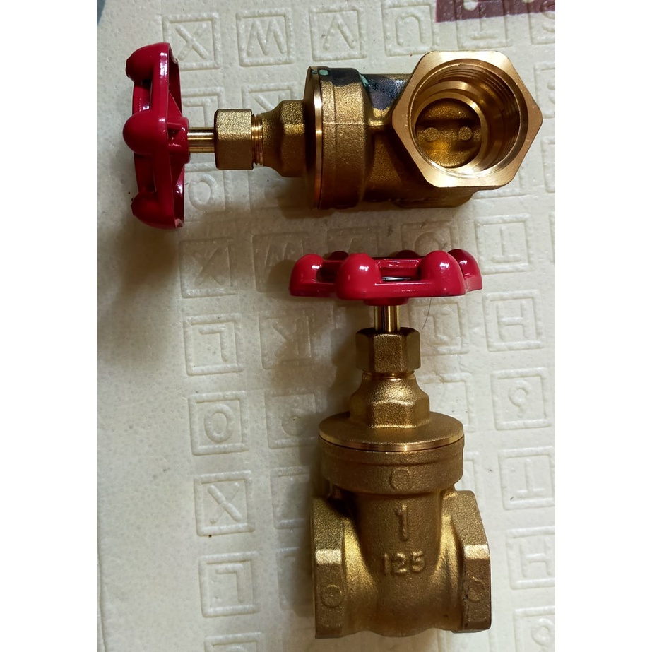 Jual Gate Valve Kuningan / Gate Valve KITZ 1" / 1in | Shopee Indonesia