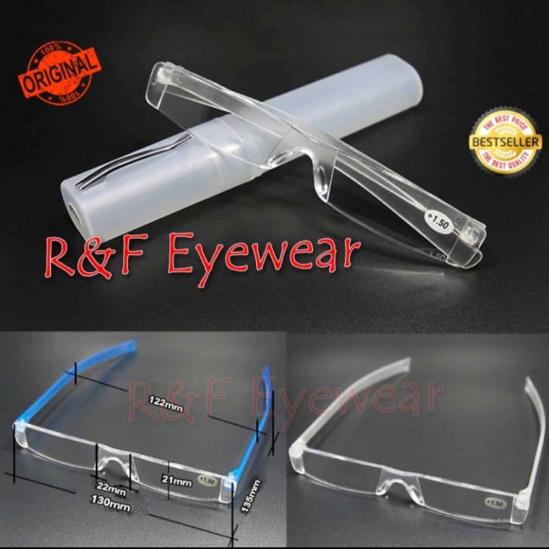 Jual Kacamata Baca Lensa Plus Frame Lentur Ringan Elastis Lensa Jernih ...