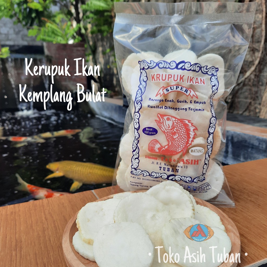 Jual Kerupuk Ikan Kemplang Bulat / Krupuk Ikan Kemplang Bulat (Matang ...