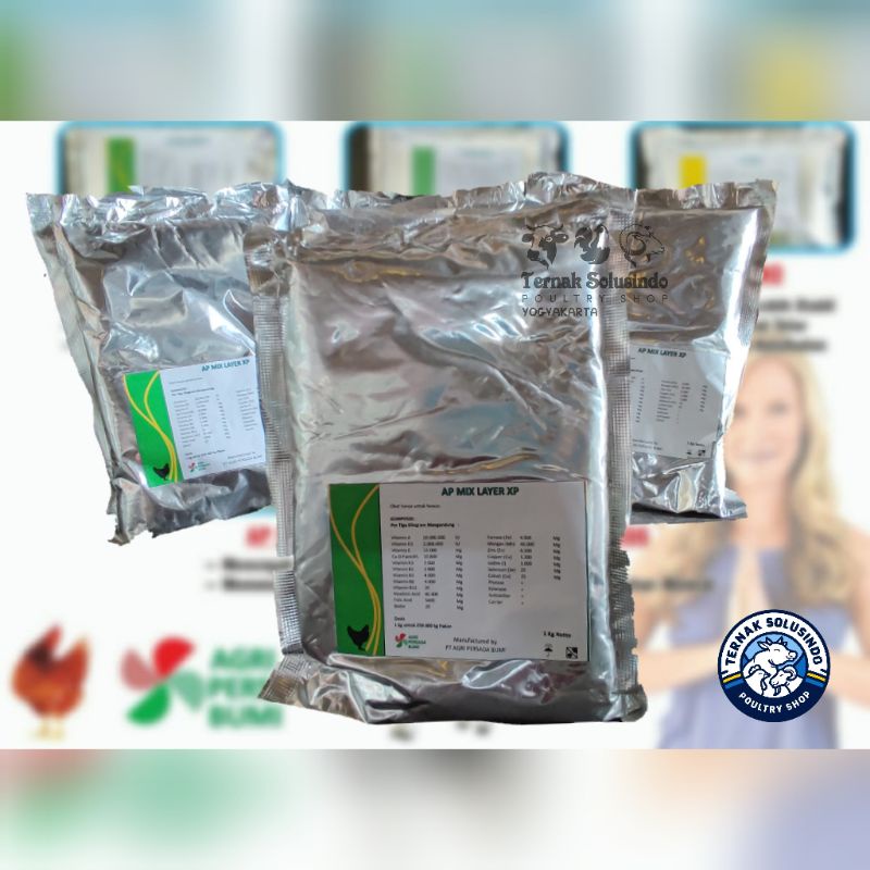 Jual Premix Petelur AP Mix Layer 1 kg | Shopee Indonesia