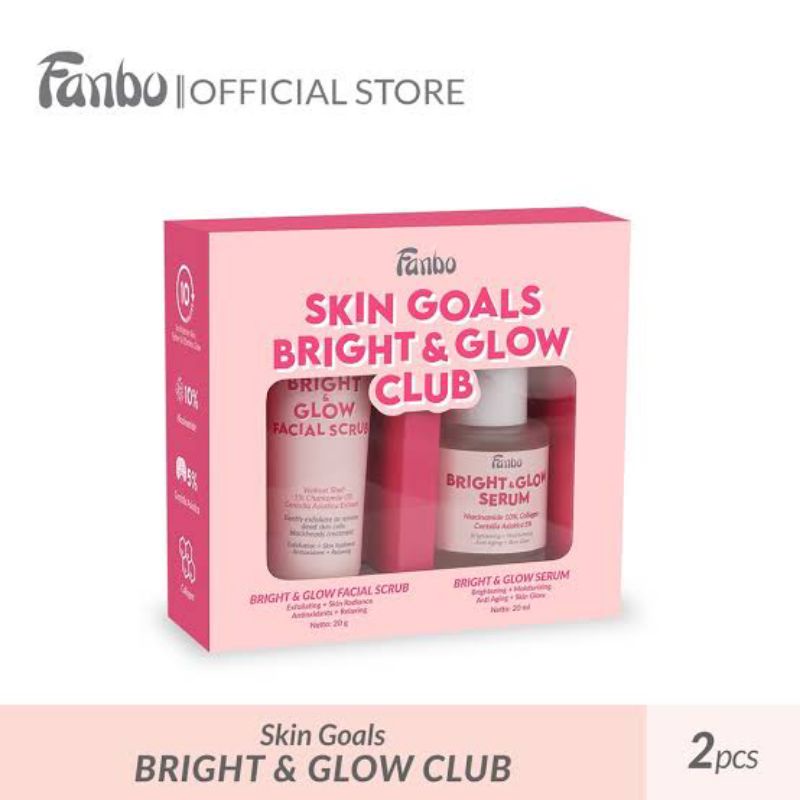 Jual Fanbo Skin Goals Bright & Glow Club | Shopee Indonesia