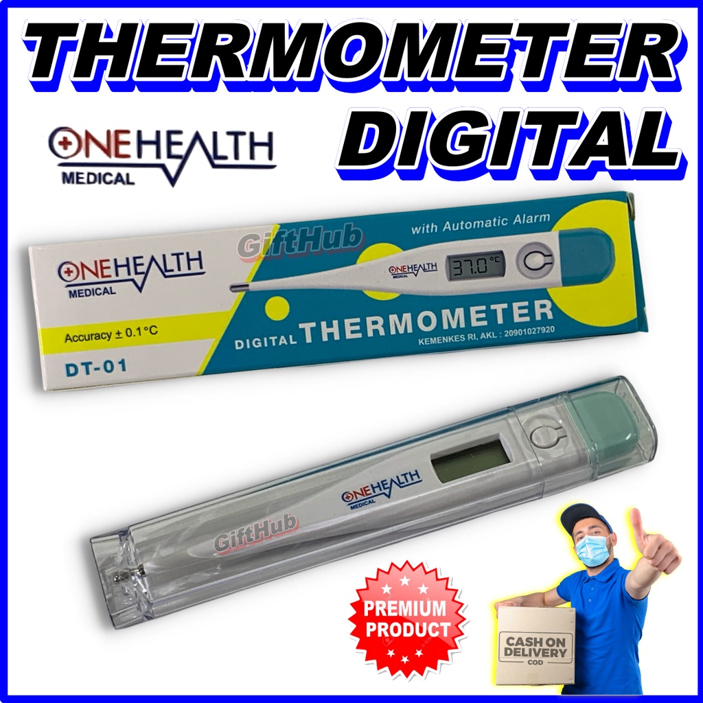 Jual Onehealth Digital Thermometer DT-01 One Health Original With Box ...