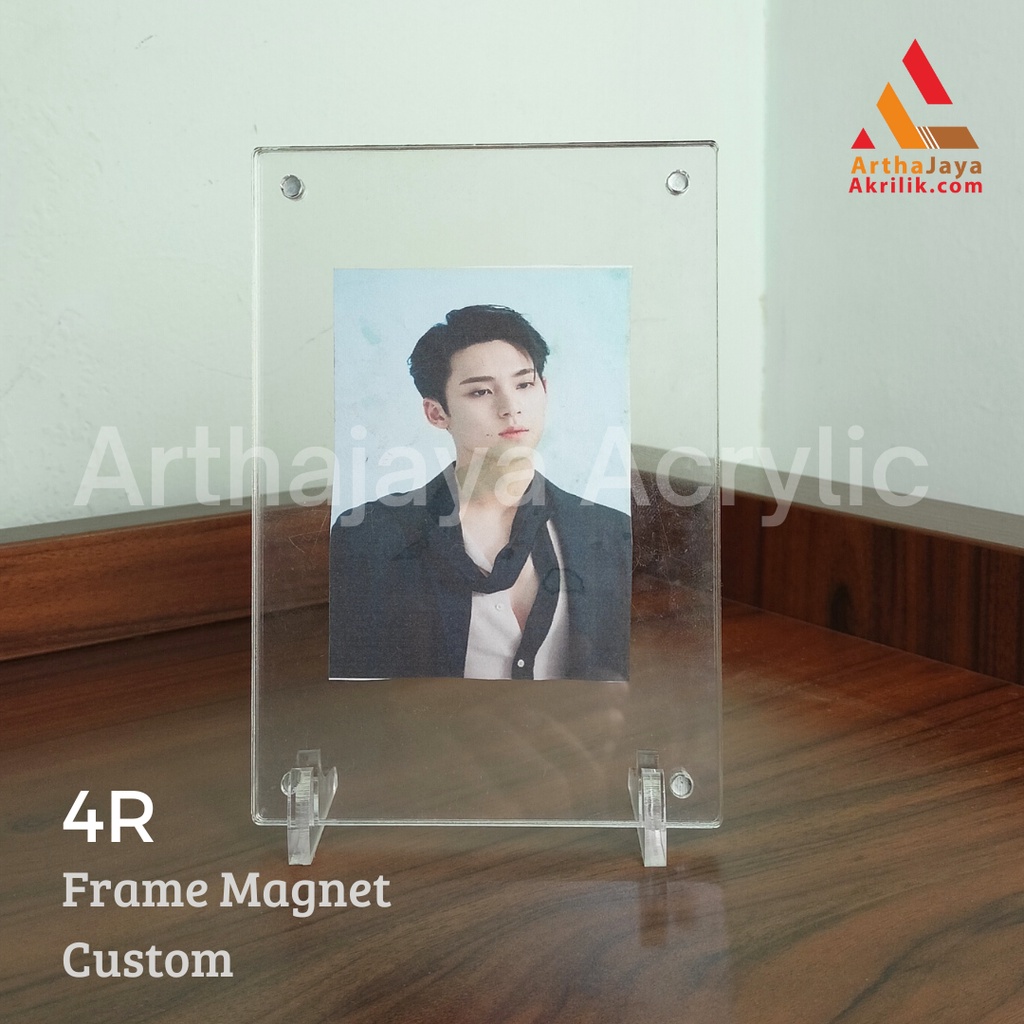 Jual rame akrilik/frame magnet/ frame bingkai akrilik 4R 2mm | Shopee ...