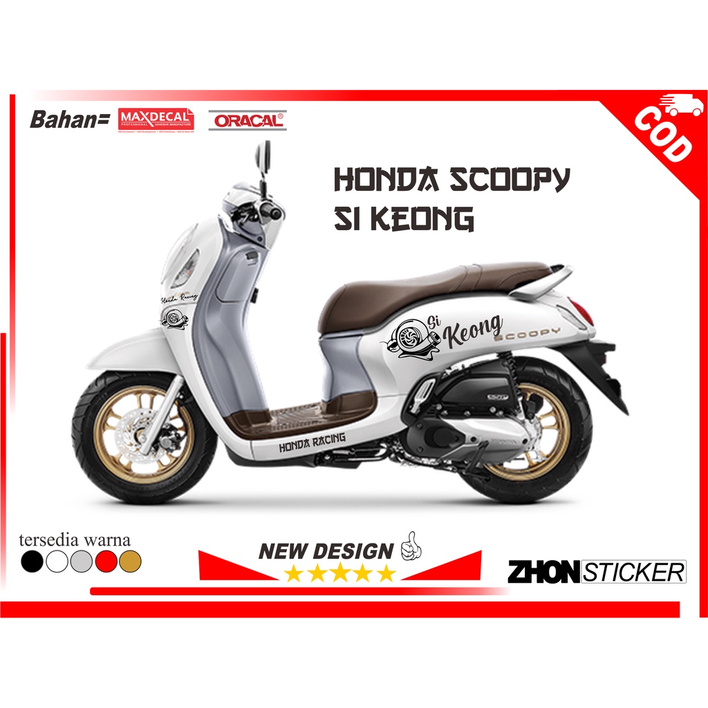 Jual CUTTING SCOOPY SIPUT STIKER KEONG RACING STRIPING SCOOPY SIPUT ...