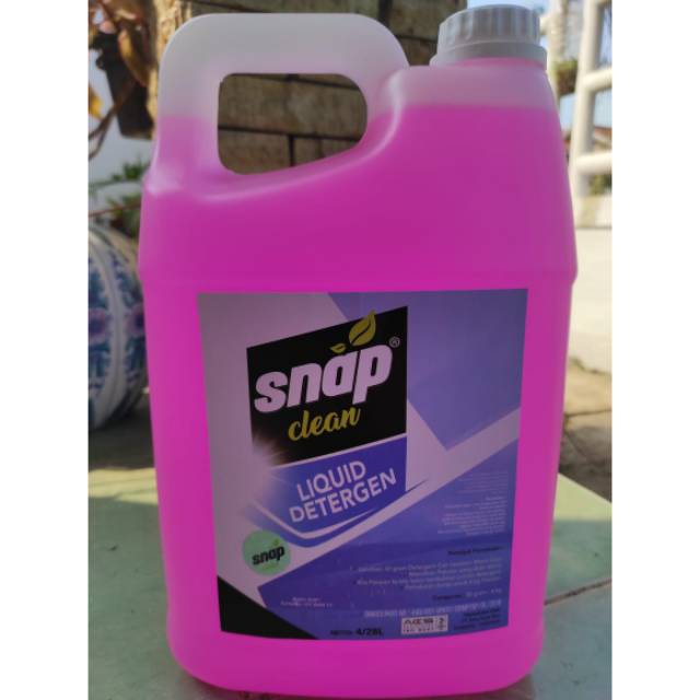 Jual SNAP CLEAN LIQUID DETERGEN / DETERJEN CAIR GALON 4 LITER GADING ...