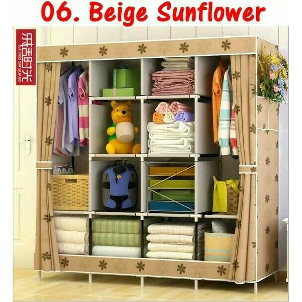 Jual LEMARI PAKAIAN SUPER JUMBO / RAK BAJU / GANTUNGAN BAJU PORTABLE ...