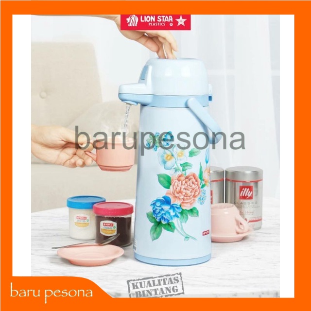Jual Termos Air Panas Lion Star Air Pot PAP-2500 Termos Pump Termos Pencet 2,5 Liter | Shopee ...